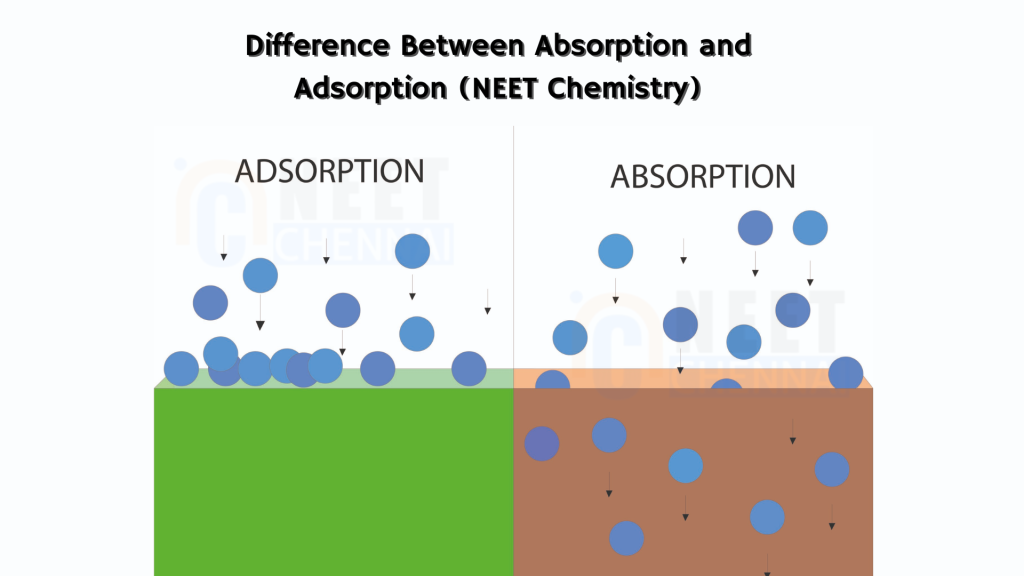 Difference Between Absorption and Adsorption (NEET Chemistry) - Neet Chennai